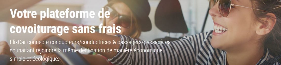 FLIXCAR : la plateforme de covoiturage intelligente